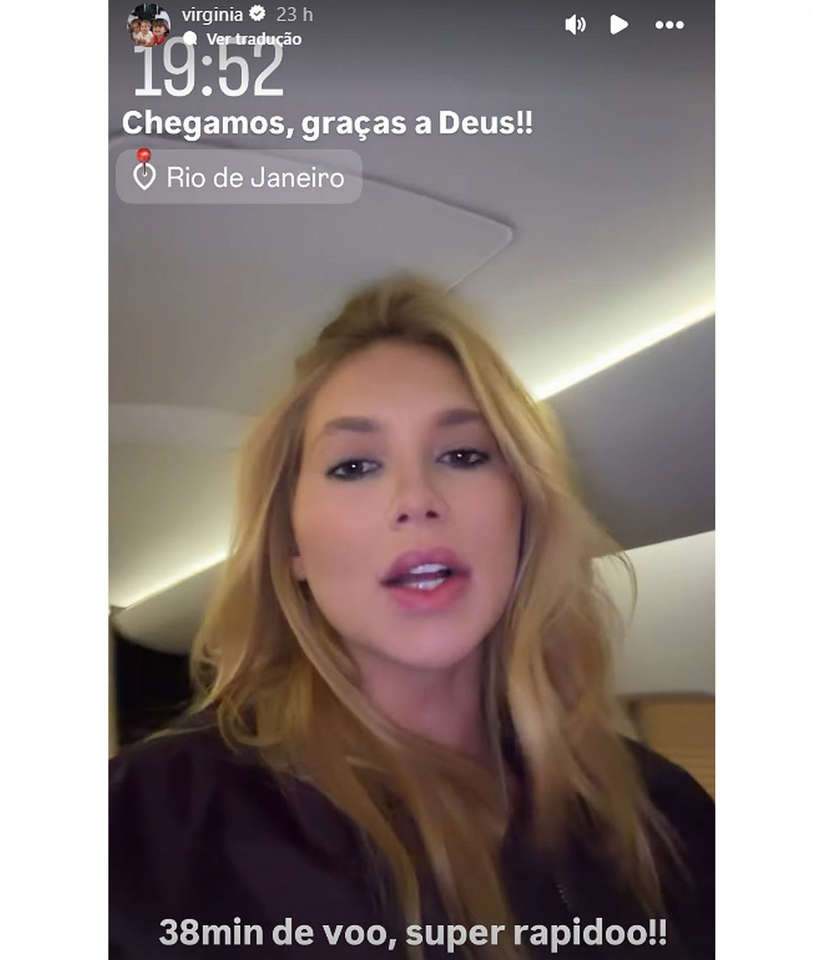 Foto: Virgínia já estava no Rio de Janeiro para sua estreia no ensaio ...
