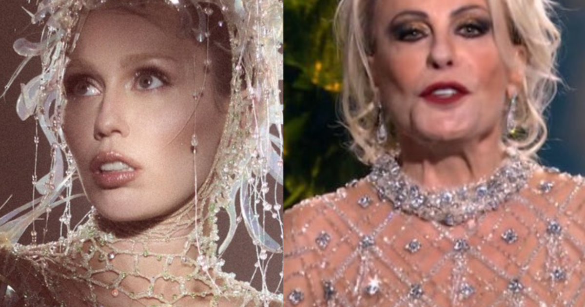 Diva pop! Ana Maria Braga ousa em look transparente com pedrarias na ...