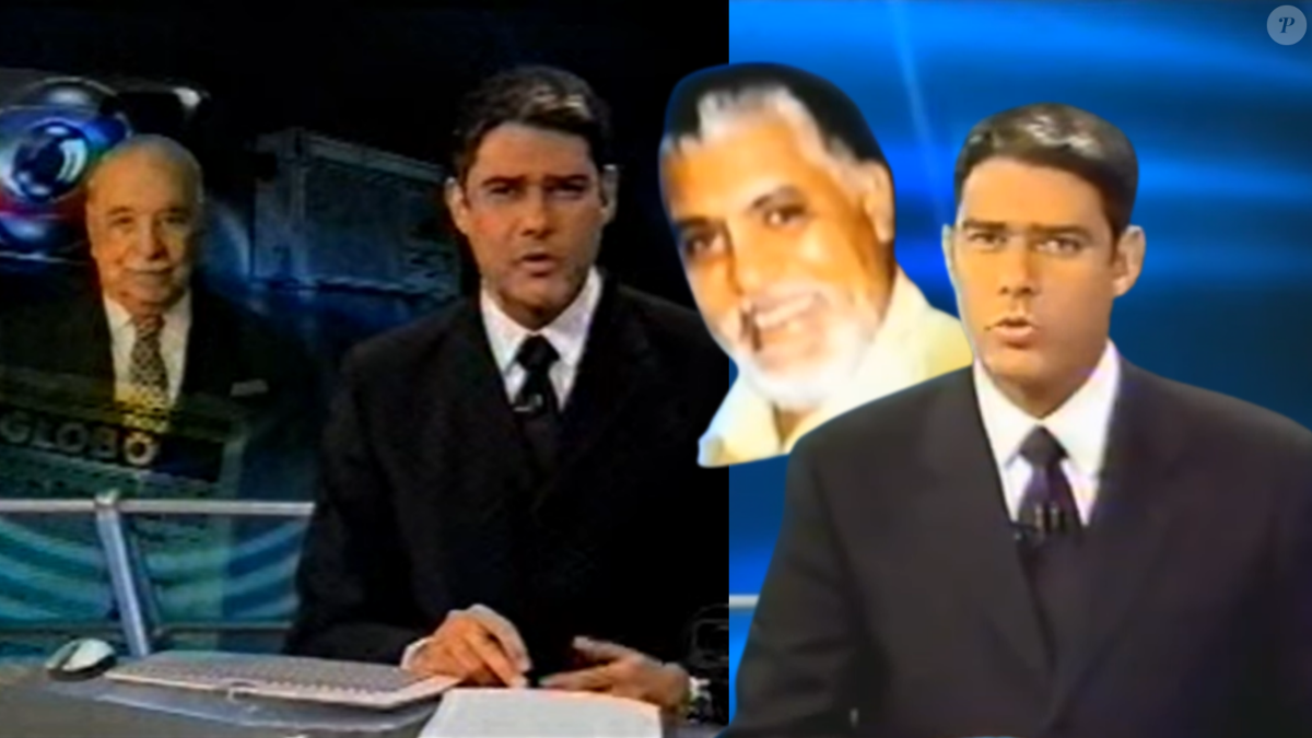 Foto: Bonner se emocionou ao vivo em 2002 e 2003, ao noticiar o ...