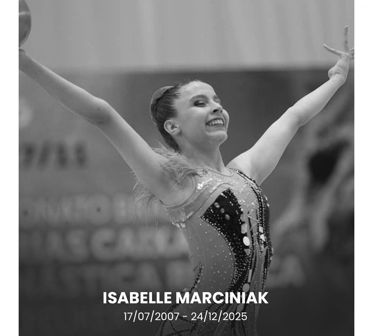 Foto: Isabelle Marciniak era uma promessa da Ginástica Rítmica e lidava ...