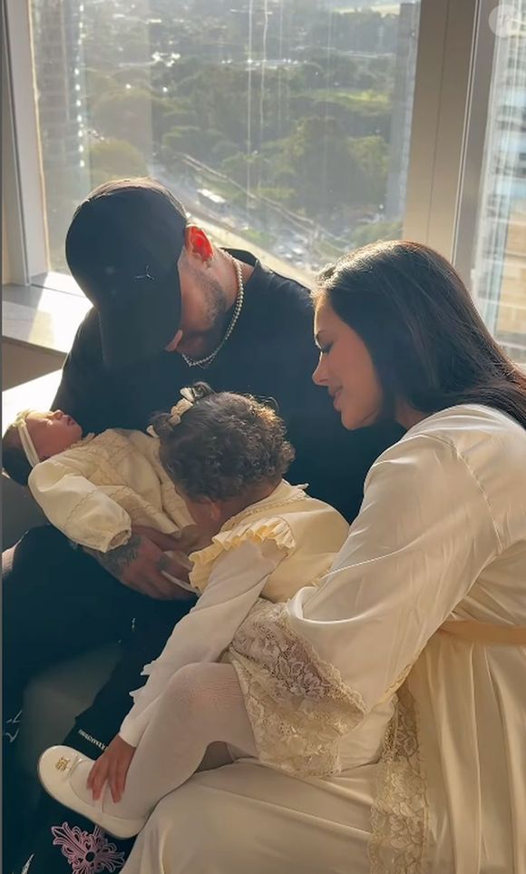 Bruna Biancardi e Neymar mostram vídeo do 1º encontro das filhas e atitude de Mavie impressiona ...