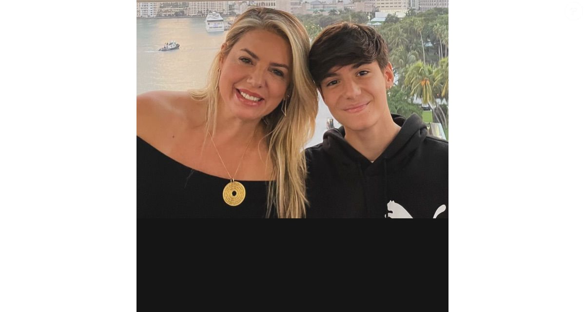Foto: Záion retribuiu o carinho da mãe, Mari Alexandre: ‘Te amo ...
