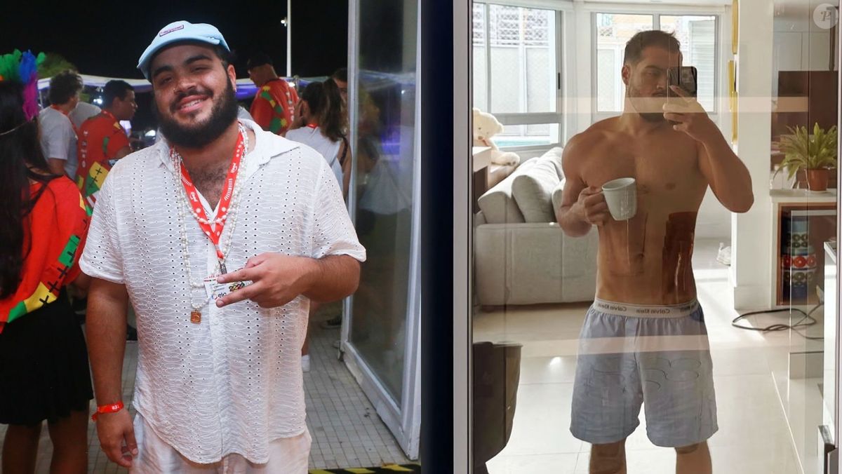 Foto: Antes e depois de Francisco Gil impressiona: veja como o cantor ...