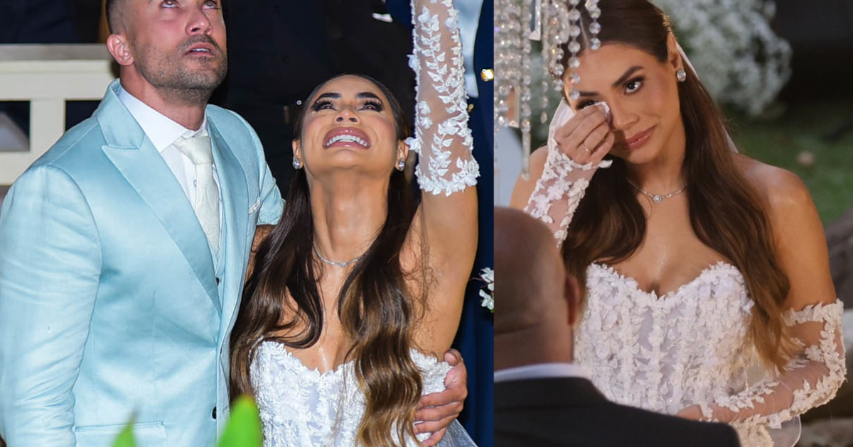 Em lágrimas, Lexa e Ricardo Vianna prestam homenagem comovente à filha Sofia durante o casamento ...