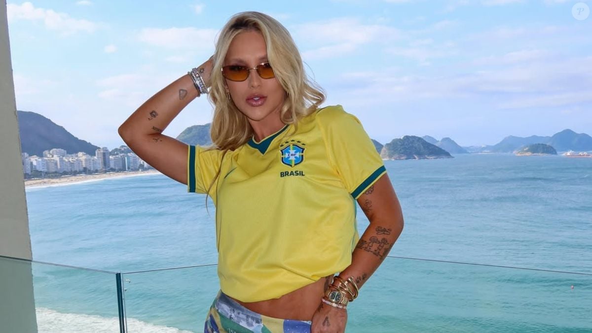 Foto: Virgínia abala no look para primeiro jogo do Brasil na Copa do ...