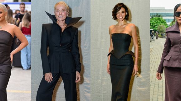 Foto: A cantora Carol Biazim também apostou na moda terno + camisa ...