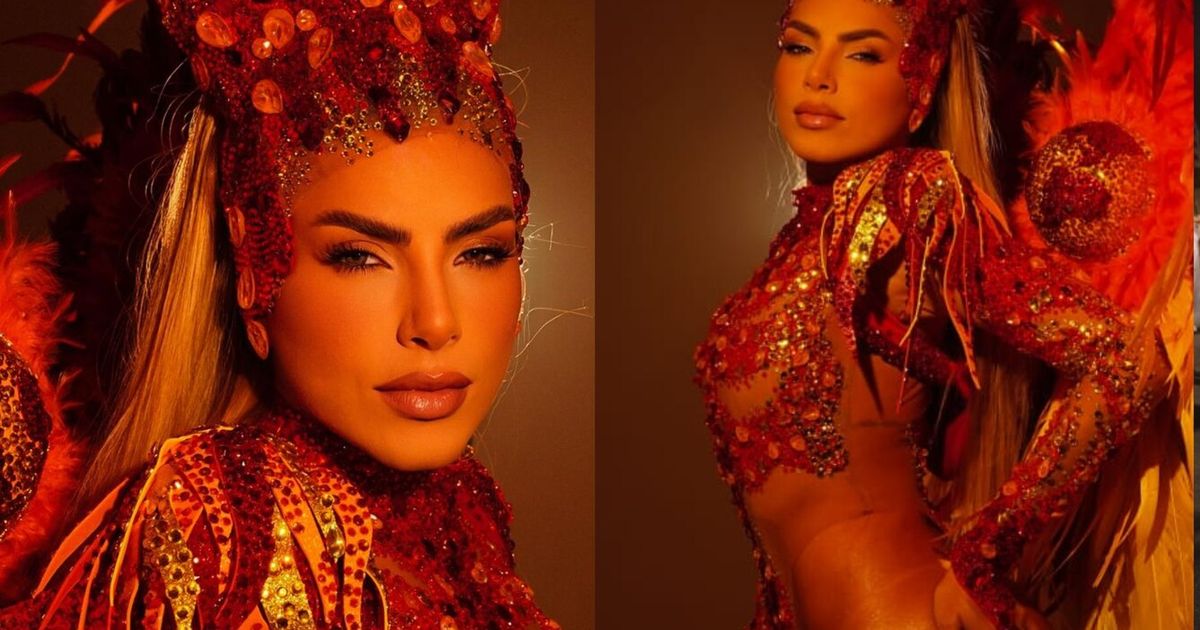 Musa da Mocidade, Erika Schneider brilha com fantasia de 15 mil ...