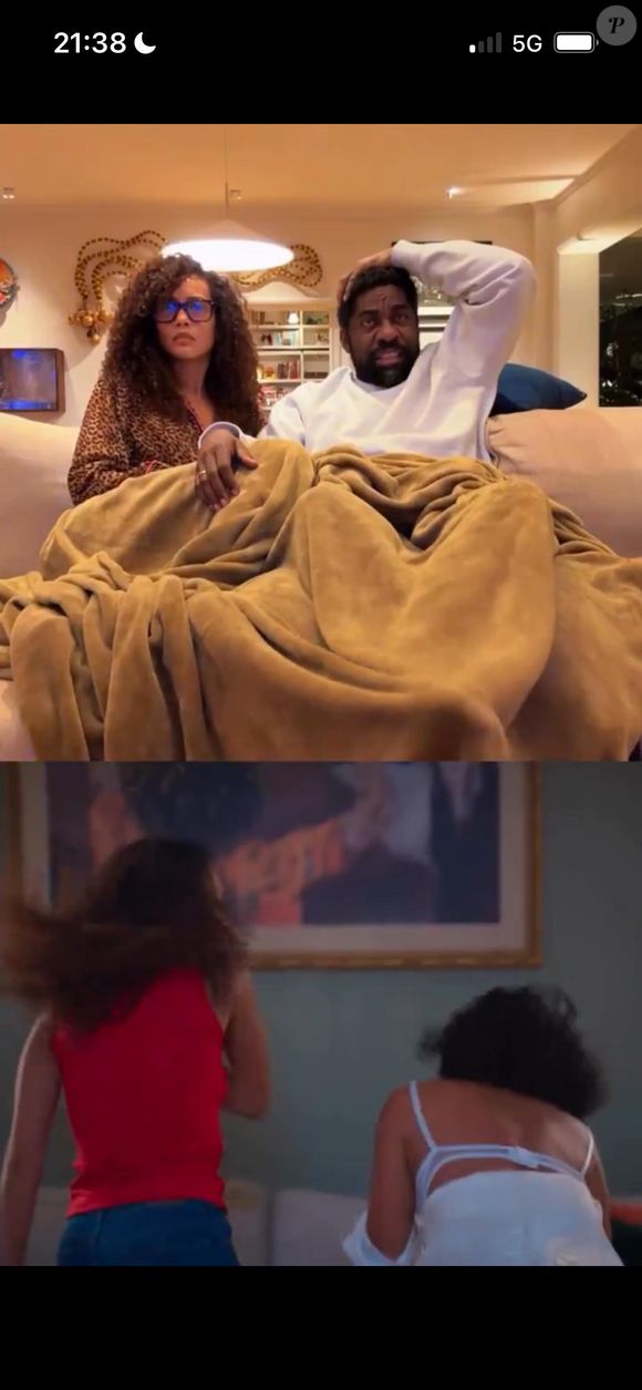 O detalhe no vídeo de Taís Araújo e Lázaro Ramos assistindo à surra em Maria de Fátima em ‘Vale ...