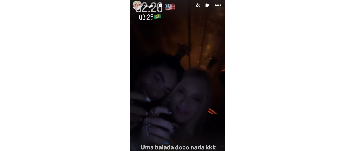 Foto: Virginia foi para balada com as amigas depois de jantar nos ...