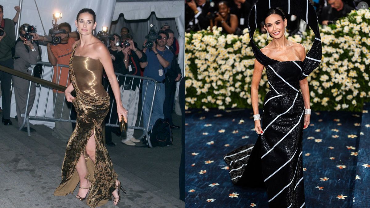 Foto: Essa é para a turma das antigas: Demi Moore em 2001 e hoje, 2025 ...