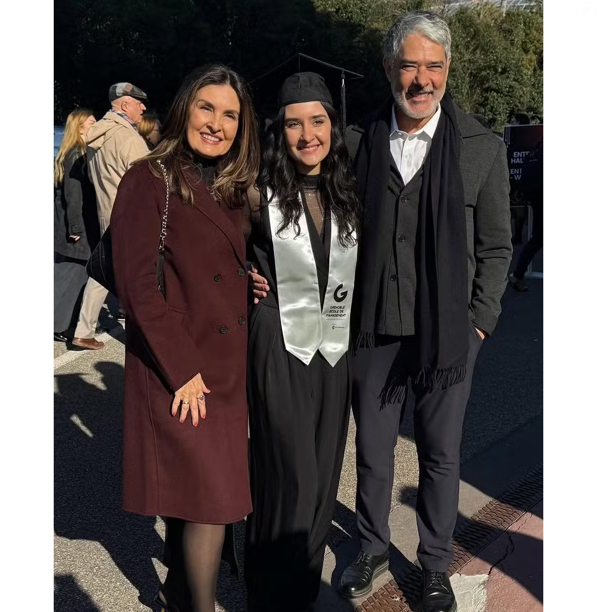 Foto: Laura, filha de William Bonner e Fátima Bernardes, chegou a ...