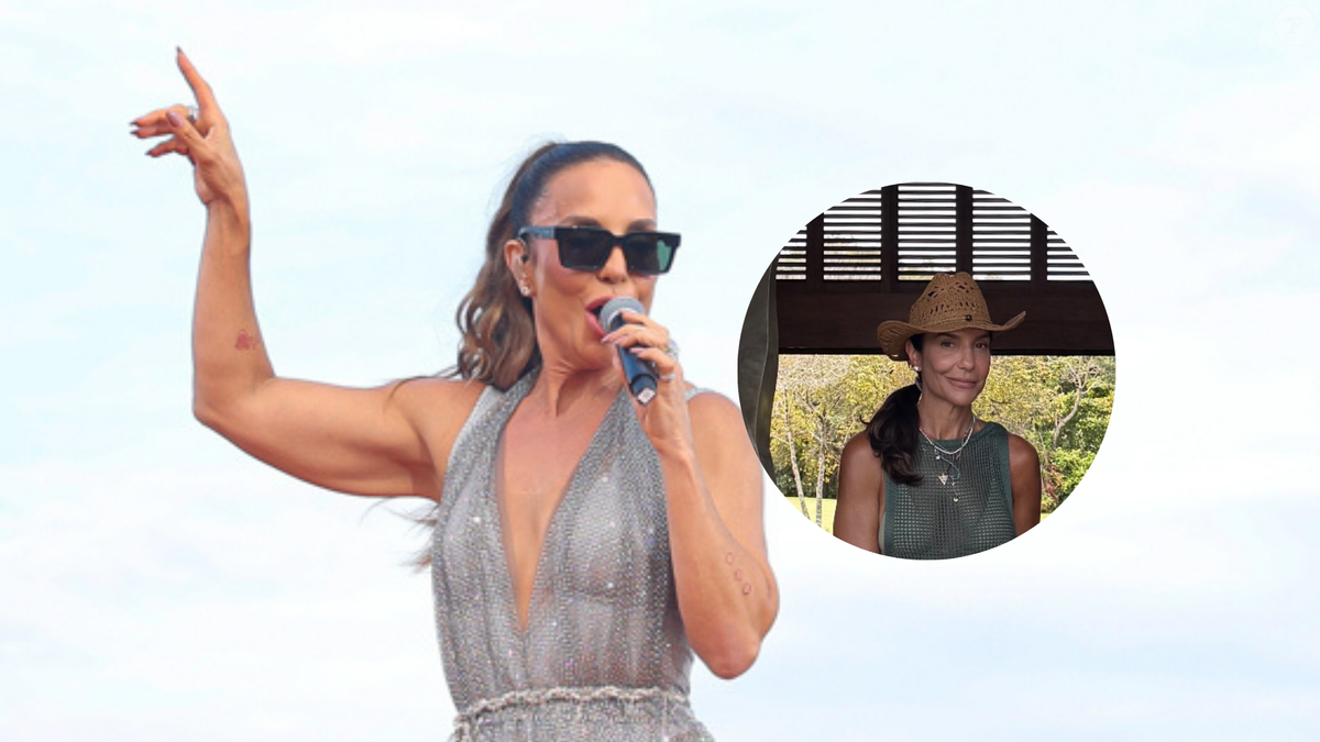 Foto: Solteira, Ivete Sangalo posa com vestido transparente e faz rara ...