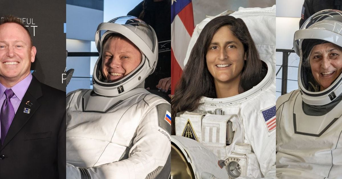 ANTES E DEPOIS dos astronautas presos no espaço: após 286 dias, Suni ... ANTES E DEPOIS dos astronautas presos no espaço: após 286 dias, Suni ...