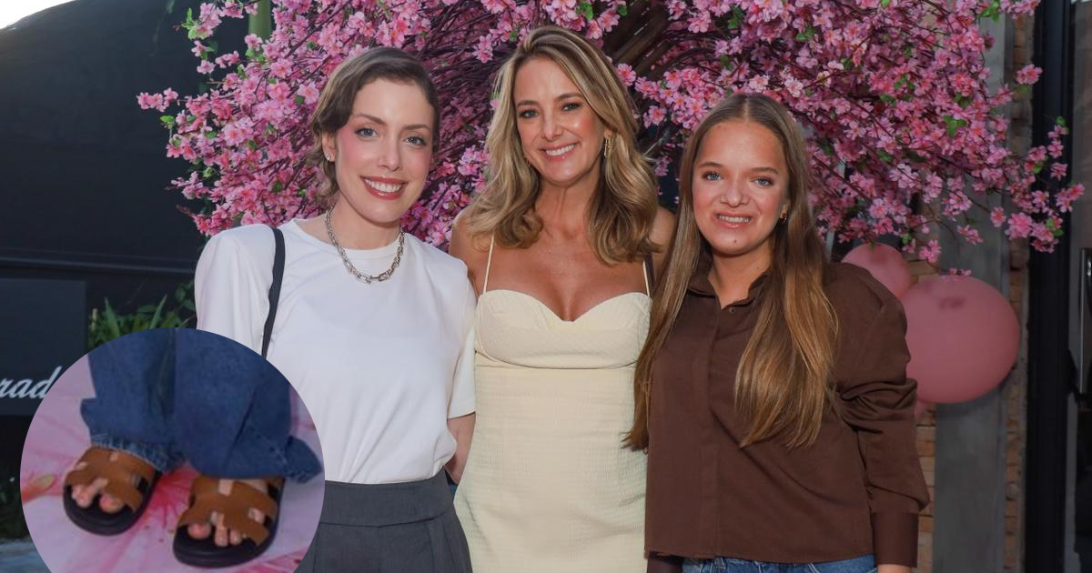 Rafa Justus combina sandália de luxo com Fabiana Justus e irmãs ...