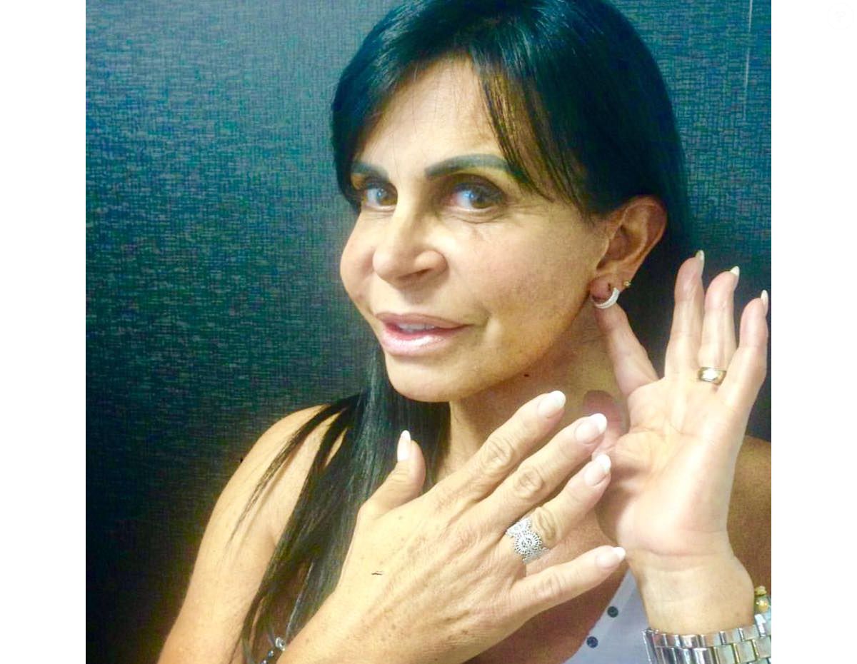 Foto: Assim era a aparência natural de Gretchen, sem maquiagem ou ...