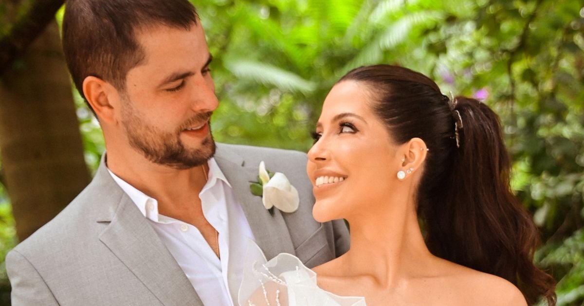 Casamento de ex-BBBs: Laís Caldas elege vestido de organza e assimétrico para união intimista ...