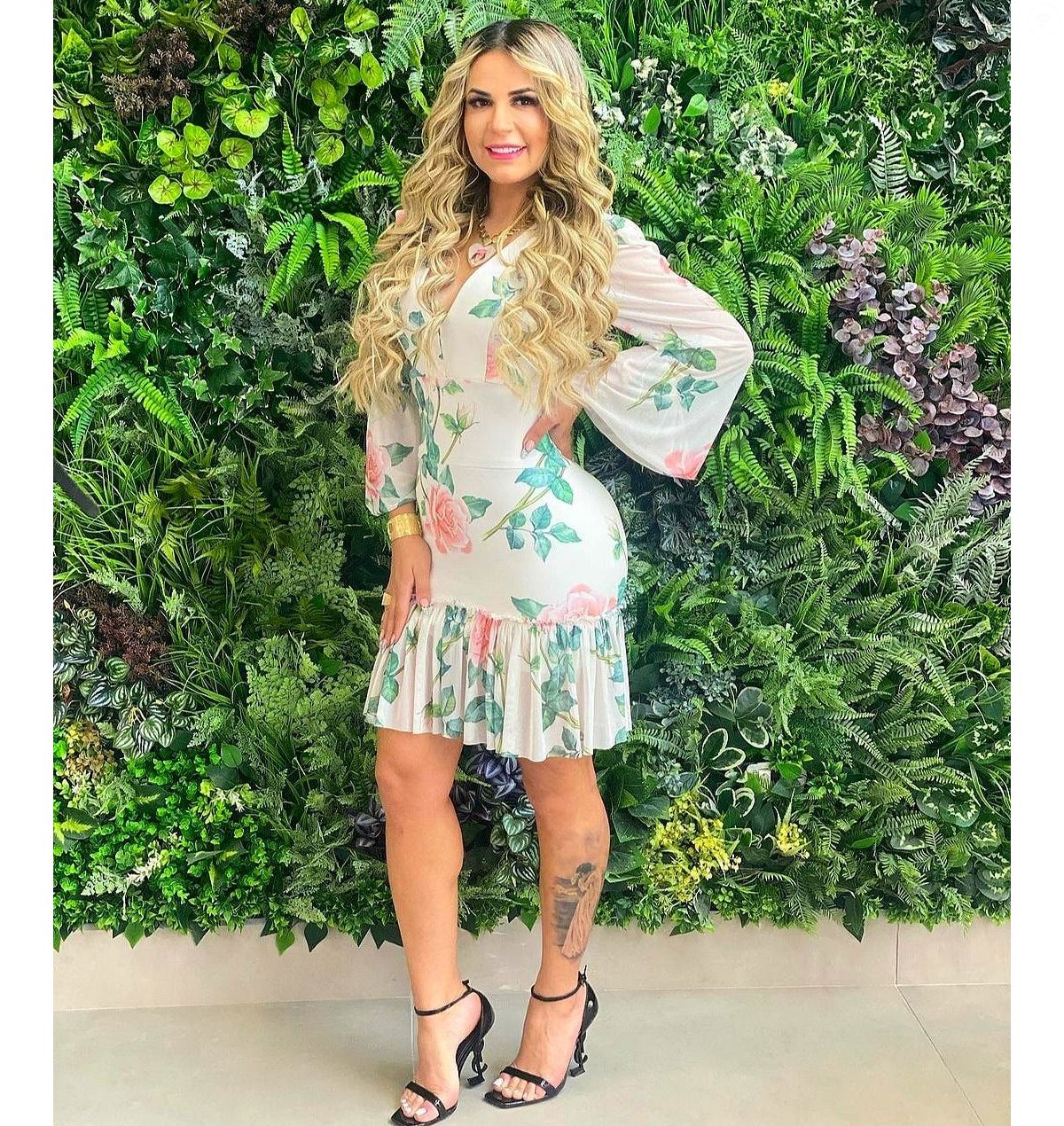 Foto: Neste clique, Deolane Bezerra apareceu com um vestido médio e ...