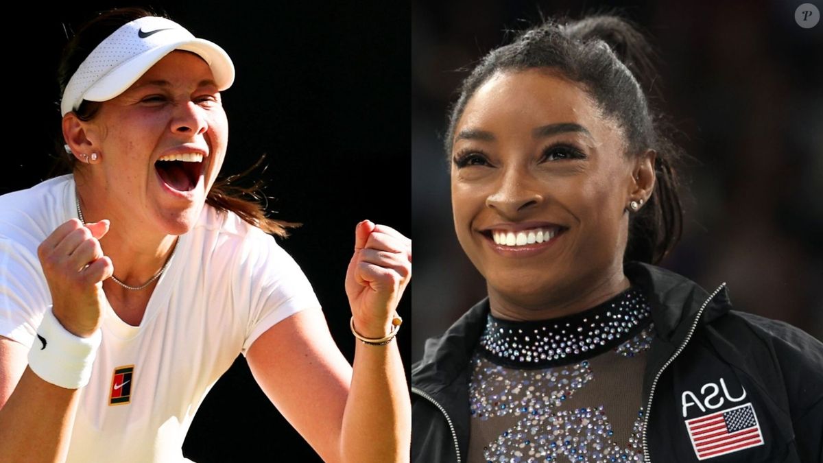 Foto: A surpreendente e emocionante conexão entre Simone Biles e Amanda ...