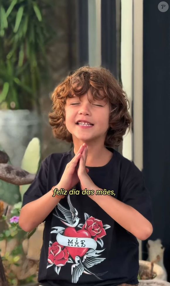 A declaração dos filhos de Bruno Gagliasso para a mamãe Giovanna Ewbank ...