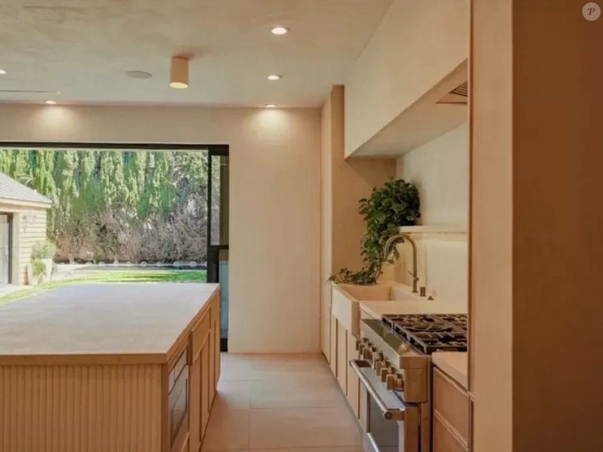 Foto: A cozinha da mansão de Shawn Mendes tem vista para o jardim ...