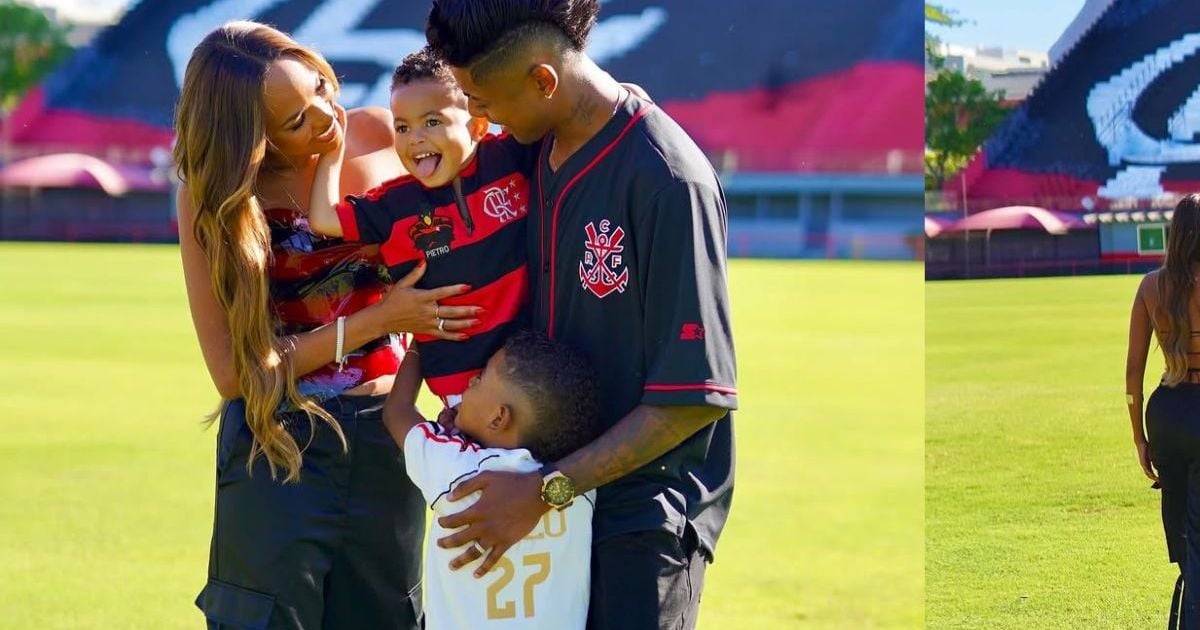 Quem é a mulher de Bruno Henrique, do Flamengo? Mãe de 2 filhos do jogador, Gisellen é 'capitã ...