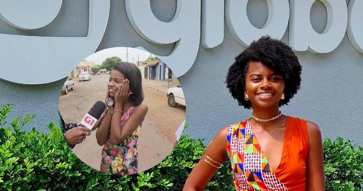 Contratada da TV Globo! Hoje com 19 anos e 'pupila' de Glória Maria ...