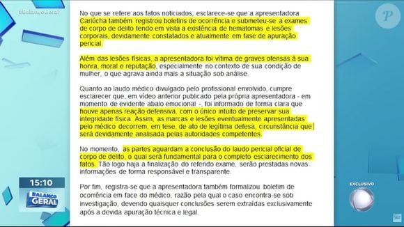 'Cariúcha tentou destruir minha honra': médico quebra silêncio após se ...