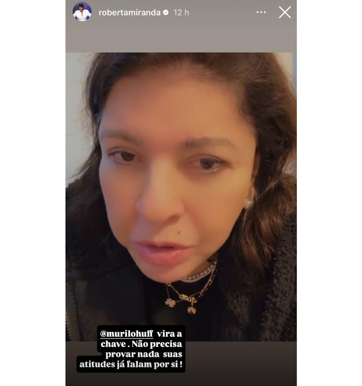 Foto: Por meio dos stories em seu perfil no Instagram, Roberta Miranda ...