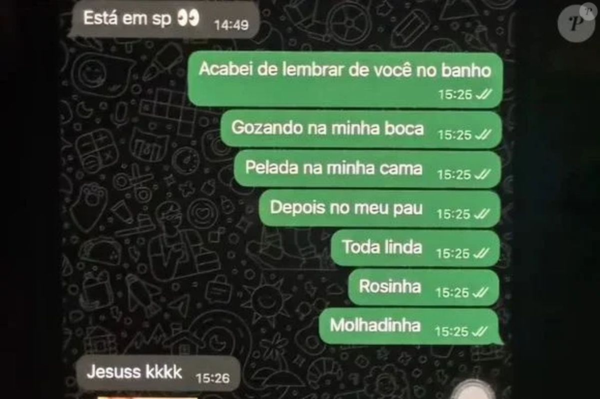 Foto: Lorena Maria mostrou prints de conversas de MC Daniel com outra ...