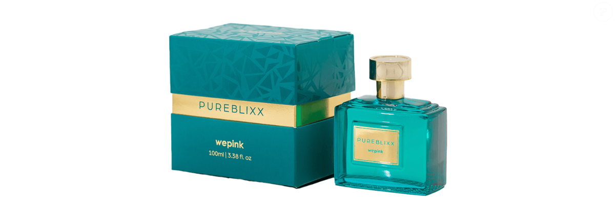 Foto: O perfume Pureblixx, da We Pink, marca de Virginia Fonseca, é ...