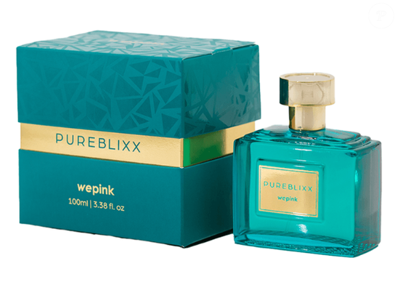 Foto: O perfume Pureblixx, da We Pink, marca de Virginia Fonseca, é ...