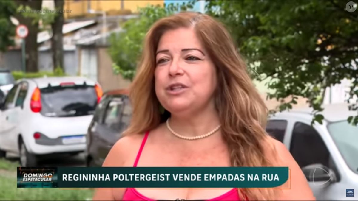 Foto: Regininha Poltergeist hoje, aos 54 anos, vende empadas perto de ...