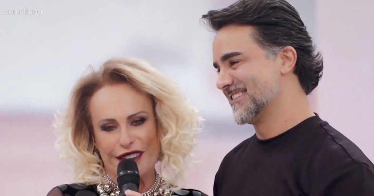 Ana Maria Braga e marido, Fábio Arruda, trocam beijo em rara aparição ...