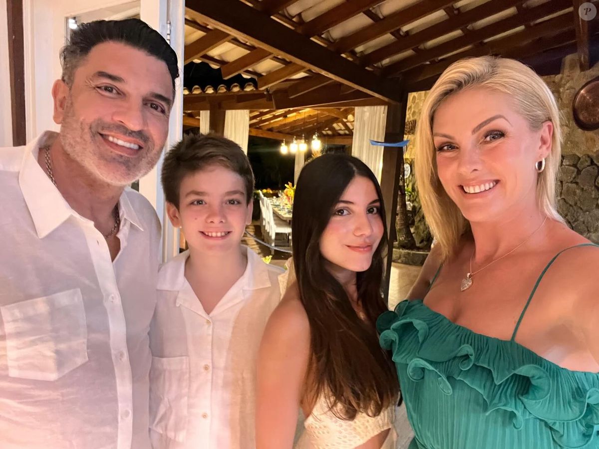 Foto: Ana Hickmann é mãe de Alezinho, de 12 anos, enquanto Edu Guedes é ...
