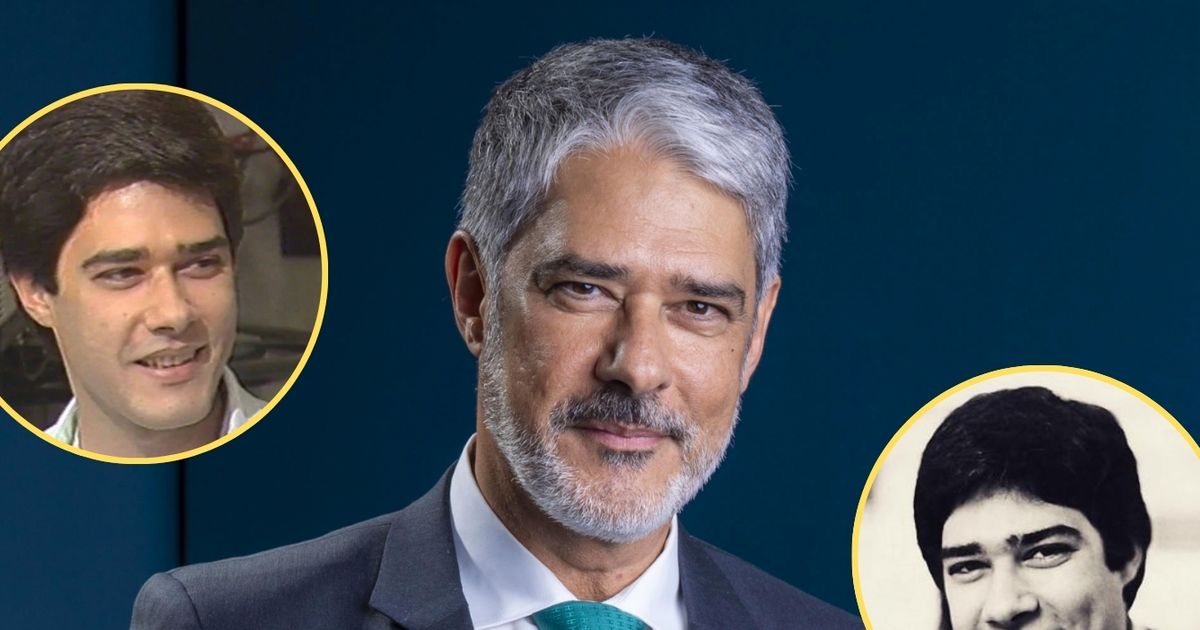 10 fotos de William Bonner na juventude comprovam: há 29 anos no ...
