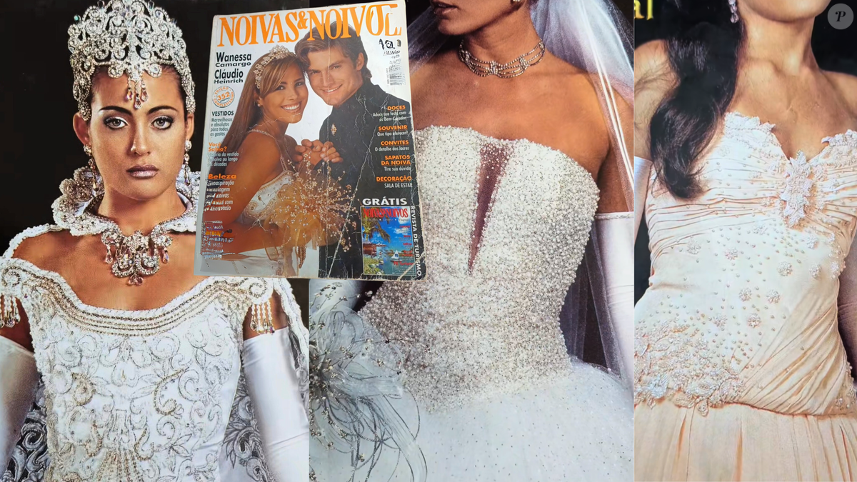 Foto: Como era a moda noiva em 2002? 11 vestidos de casamento que são ...