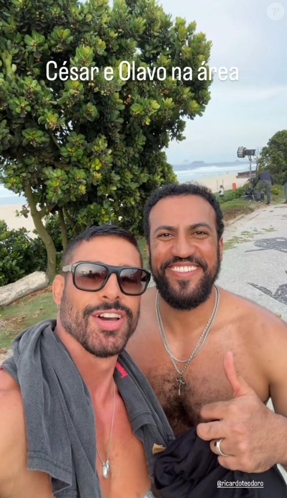 Foto: Cauã Reymond gravou novas cenas de 'Vale Tudo' com Ricardo Teodoro nesta quinta-feira (24 ...