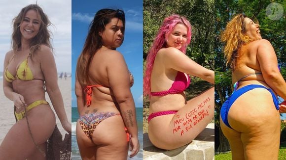 Biquíni, celulite, estrias e nada de tabu! 40 fotos de 'corpo real' de Paolla Oliveira, Preta ...